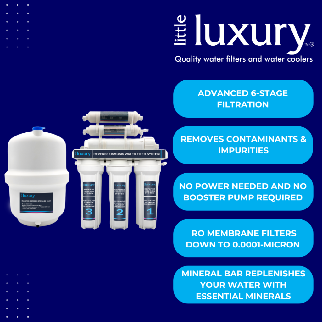 6-Stage Reverse Osmosis Water Filter System | 12L Tank